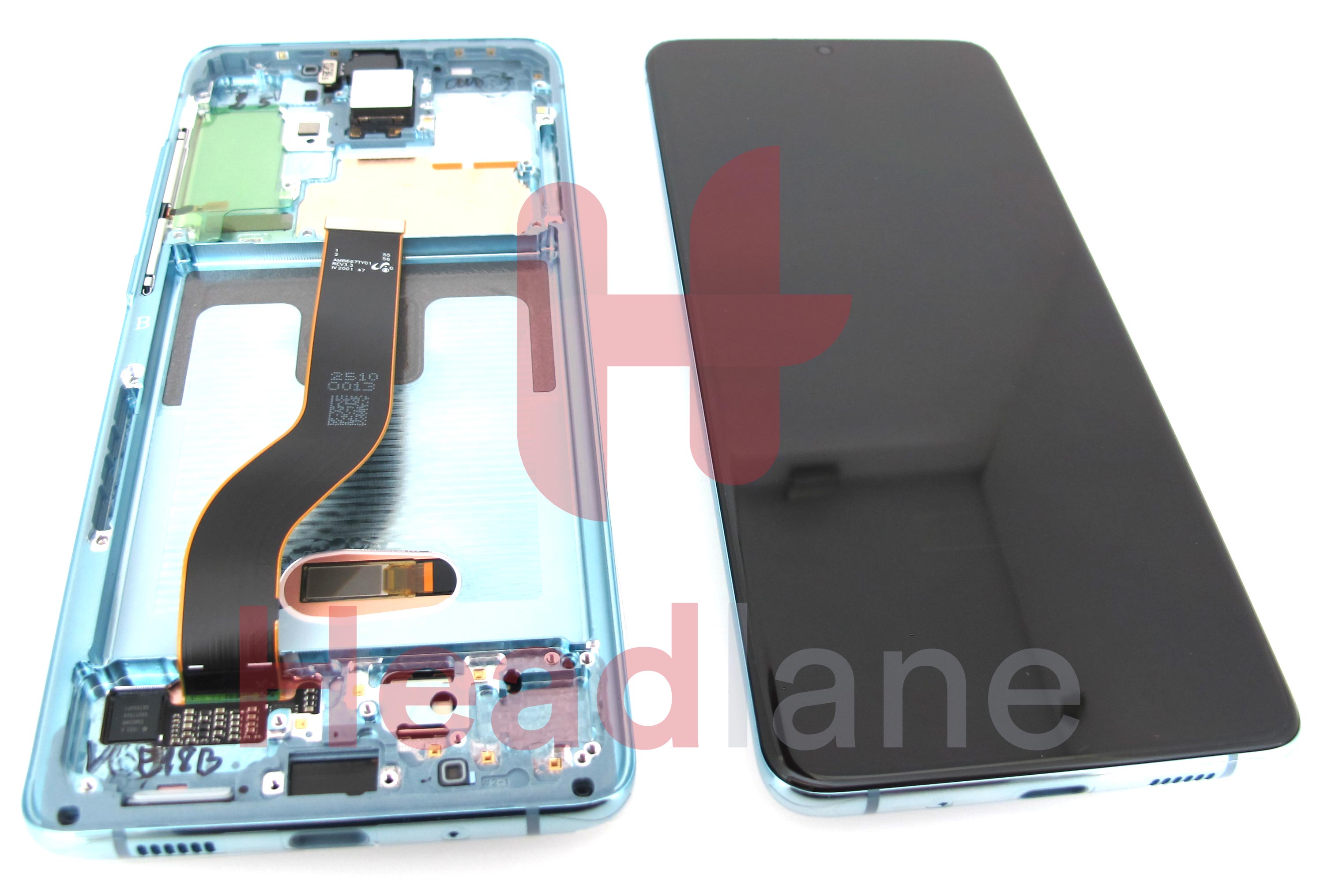 Samsung SM-G986 Galaxy S20+ / S20 Plus LCD Display / Screen + Touch - Cloud Blue - GH82-22134D